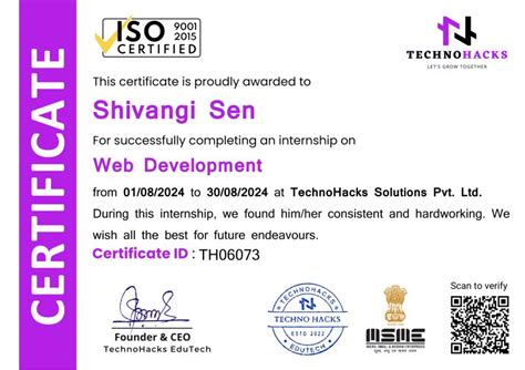 Shivangi Sen On Linkedin Thrilled To Share That Ive Successfully Completed My Web Development