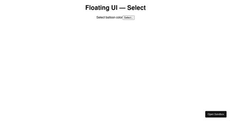 floating ui react 18 shadow dom codesandbox