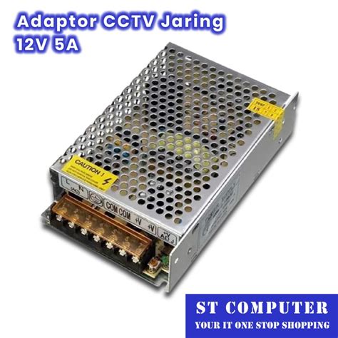 Jual Adaptor CCTV Jaring Power Supply Switching 12V 5A Shopee Indonesia