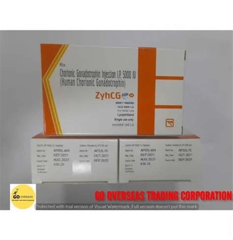 5000 I U Hcg Injection Iu Packaging Size 1 Vial At Rs 100 Piece In