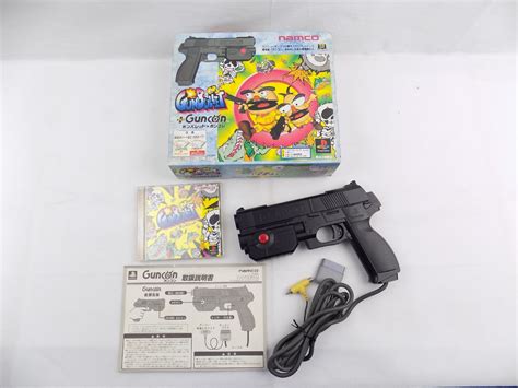 boxed namco playstation one psone gunbullet with guncon lightgun