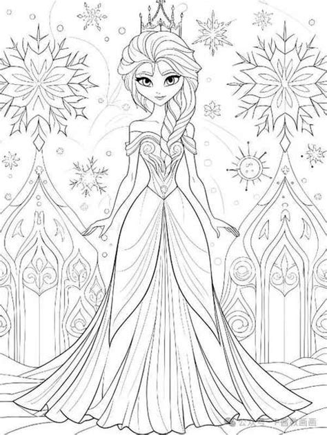 简笔画图片大全公主爱莎 简笔画图片大全公主爱莎怎么画 画趣文库（我爱生活）