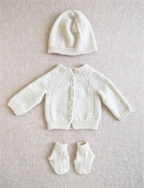 Knit Layette Kit Layette Pattern Layette Set Baby Knitting