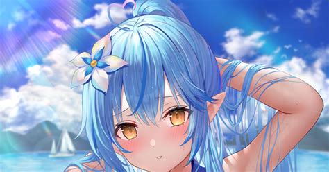 雪花ラミィ 水着ラミィちゃん♡ えびふc101金曜東f 21bのイラスト Pixiv