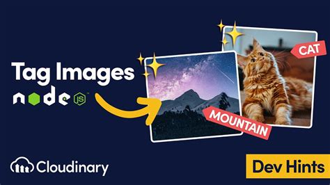 Add Tags To An Existing Image In Nodejs With Cloudinary Dev Hints Youtube
