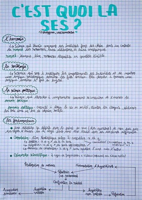Sciences économiques Et Sociales Cest Quoi La Ses