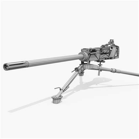 3d Gau 21 Machine Gun Model Turbosquid 1694007