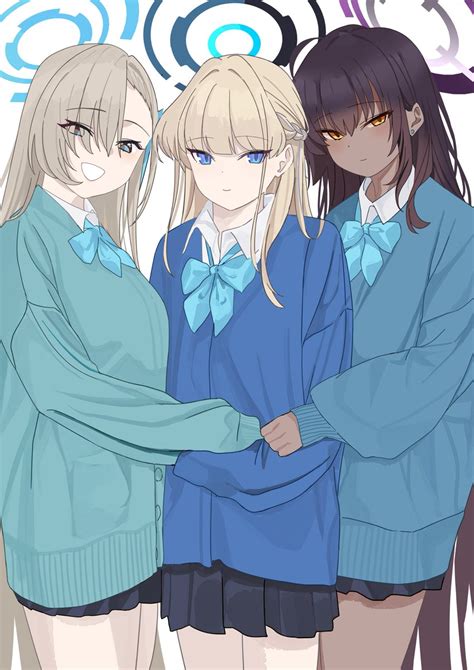 カリン「ブルアカ アスナandカリンandトキ 」tenteのイラスト