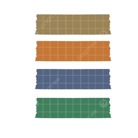 Cute Washi Tape Vector Hd Images Printable Striped Aesthetic Washi