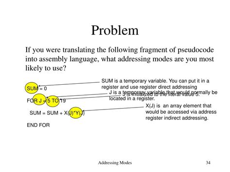 PPT Addressing Modes PowerPoint Presentation Free Download ID 2947961
