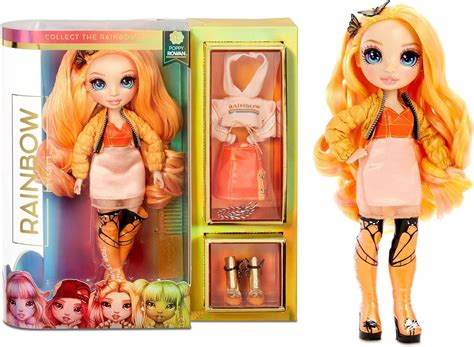 Rainbow High Surprise Rainbow High Poppy Rowan Orange Fashion Doll With