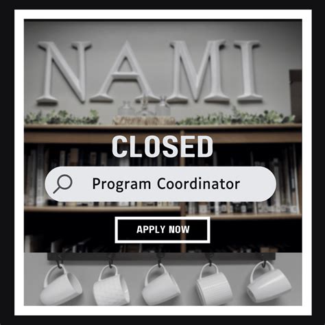 Closed Program Coordinator Nami Missouri