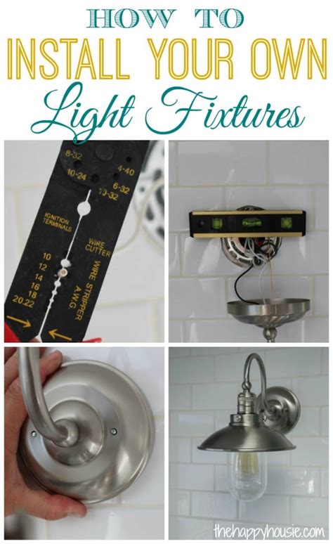 How To Install Your Own Light Fixture The Happy Housie
