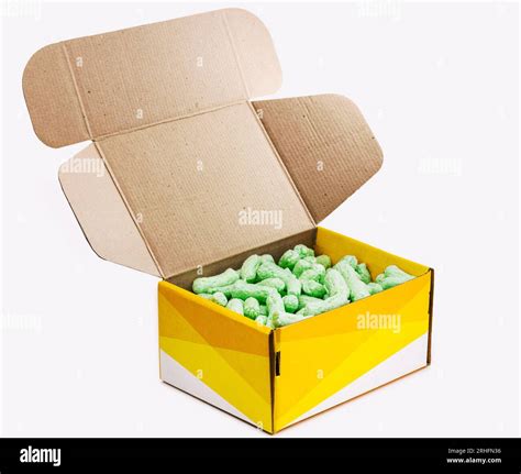 Packaging Box With Polyester Styrofoam Flakes Peanut Biodegradable For