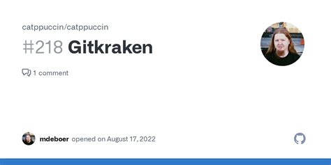 Gitkraken · Issue 218 · Catppuccincatppuccin · Github