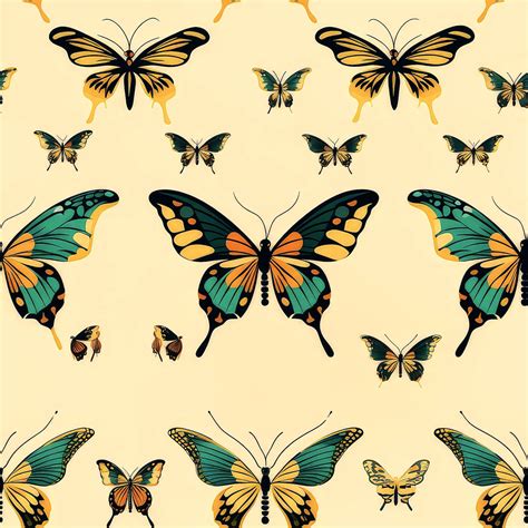 26 Block Print Butterfly Patterns For Home Decor And DIY Projects Etsy