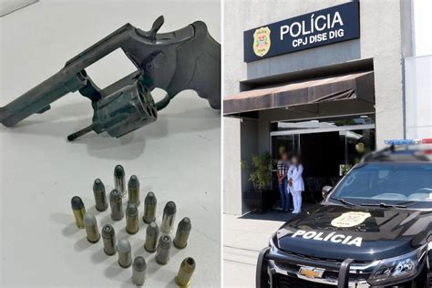 Homem armado é preso após agredir a esposa e tentar esganar o enteado