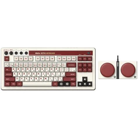 Bàn phím cơ 8BitDo Retro Mechanical Keyboard FAMI Edition nShop Game Hobby