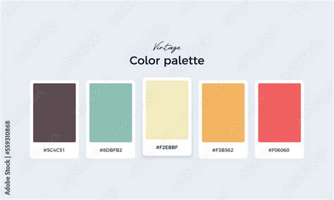 Vintage Color Chart Print Test Page Color Numbers Or Names Rgb Hex