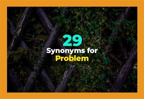 Synonyms For Problem 29 Best Words With Examples