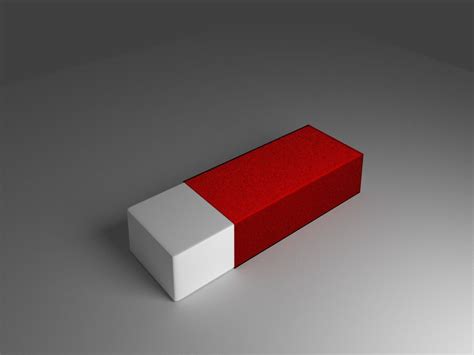 White Eraser Free 3d Model 3d Printable Cgtrader