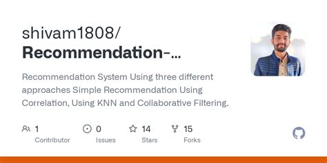 recommendation system recommender systems with python ipynb at master
