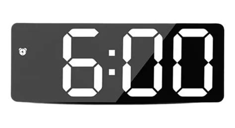 Reloj De Mesa Con Espejo Led Cuotas Sin Interés