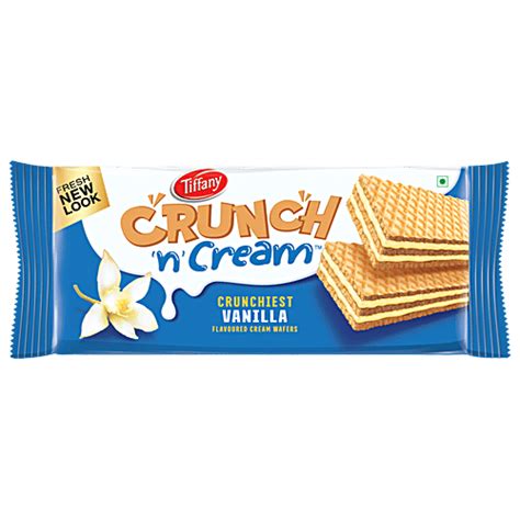 Buy Tiffany Crunch N Cream Vanilla Cream Wafers 150 Gm Online At The