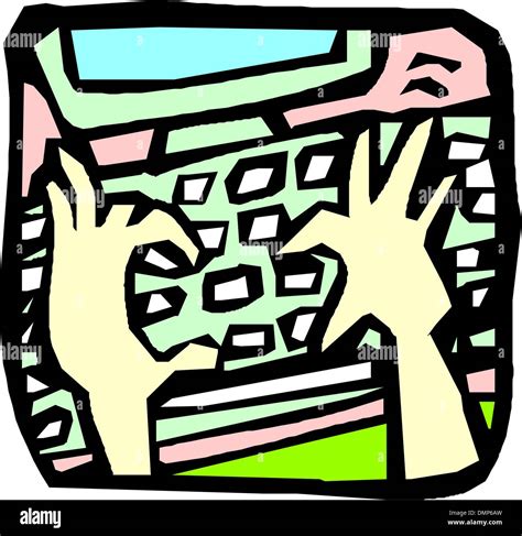 Typing Stock Vector Images Alamy