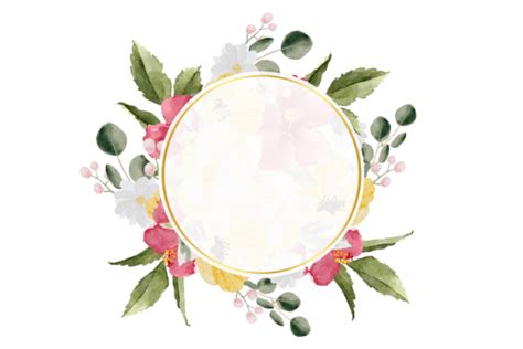 Floral Label Graphic By Fstock · Creative Fabrica