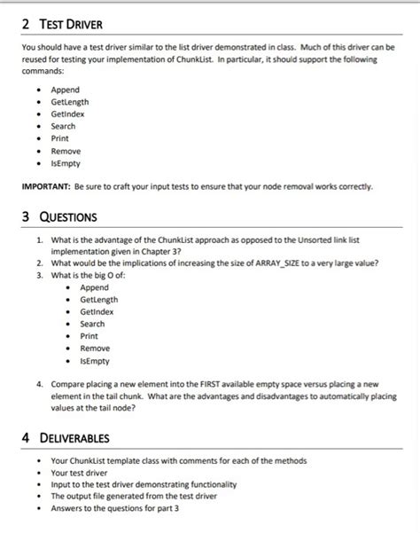 Linked List Template C Example