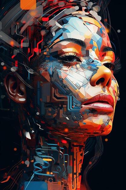 Premium AI Image Create An Abstract Generative AIdriven Image