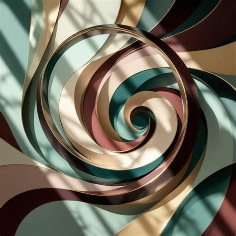 Free Elegant Spiral Dance Image Spiral Curves Teal Download At Stockcake