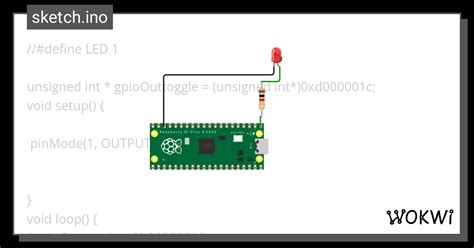 Gpioregister For Toggling Copy Wokwi Esp32 Stm32 Arduino Simulator