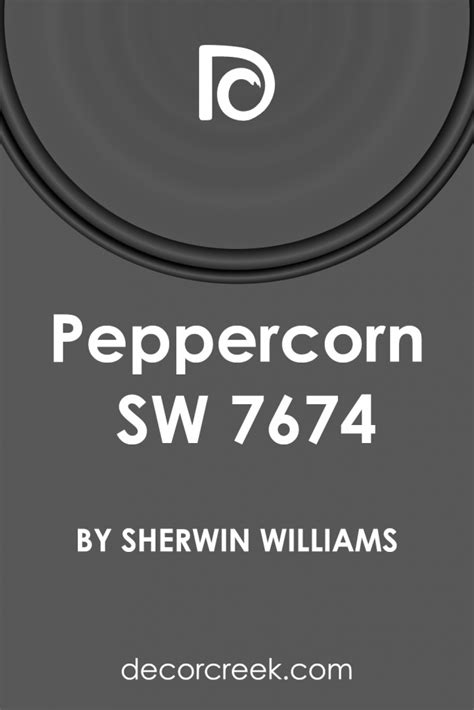 Peppercorn Sw 7674 Paint Color By Sherwin Williams Decorcreek