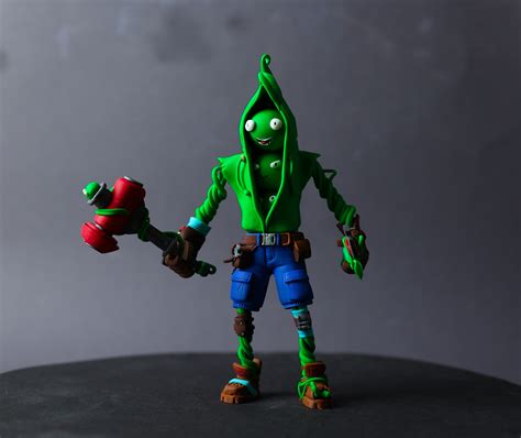 Peabody From Fortnite Original Art Clayclaim