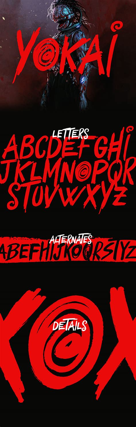 Yokai Free Font Behance