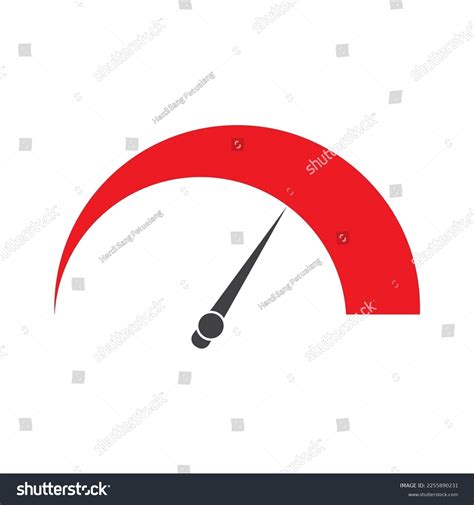 Gauge Icons Speedometer Vector Isolated Signs Stock Vector Royalty Free 2255890231 Shutterstock