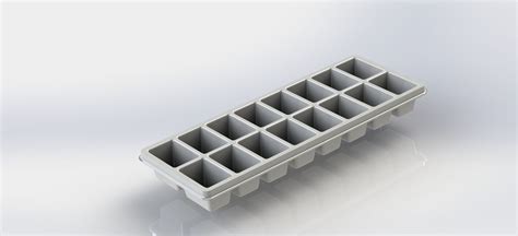 Silicone Ice Tray Red 3d Model 9 3ds Blend C4d Fbx Max Ma Lxo
