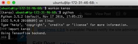 Installing Keras For Deep Learning PyImageSearch