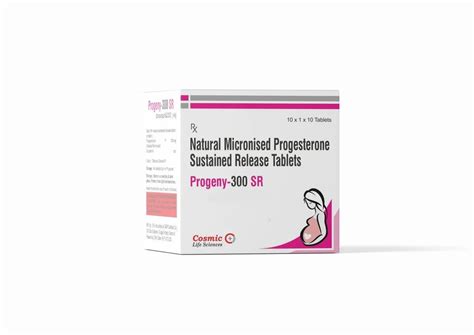 Progeny 300 Sr Tab 300mg Natural Micronised Progesterone Sustained