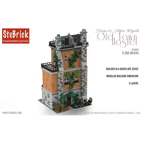 Lego Moc Old Town Hostel By Stebrick Rebrickable Build With Lego