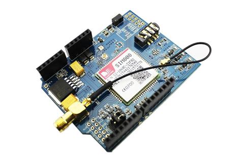 Sim808 Gprsgsmgps Shield Acs80801s Shield Arduino Compatible In Elecrow Bazaar Arduino