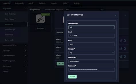 Winrm Response Integration Logsign Support Center