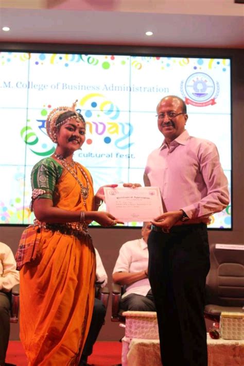 Riya Patel On Linkedin Received Certificate Of Appreciation From Brcm College Of Business