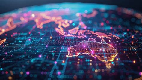 Abstract Visualization Of Global Network Connectivity With Dynamic
