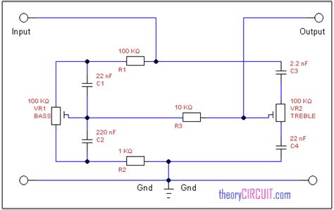 Schematic Diagram Tone Control
