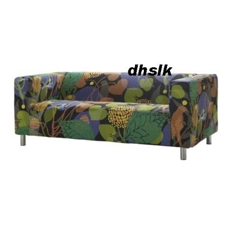 Ikea Klippan Loveseat Sofa Slipcover Cover Skatelov Multi Mod Tropical New