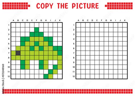 Vektorová Grafika „copy The Picture Complete The Grid Image
