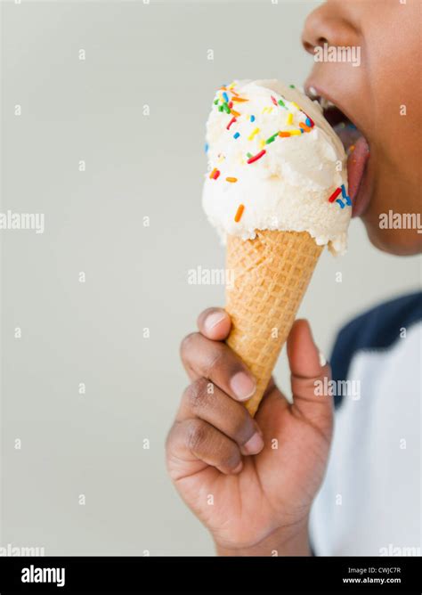 Licking Ice Cream Hi Res Stock Photography And Images Alamy